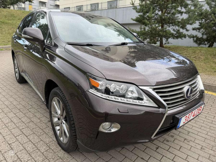 Red Lexus RX 450h 2013 in Vilnius, with an engine capacity of 3.46 L and mileage of 160 thousand km for 13800 €, photo 11 on AUTOMOTO.COM.LV