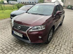 Красный Лексус RX 450h 2015 в Шакяй, объемом двигателя 3.46 л и пробегом 177 тыс. км за 19000 €, фото  на AUTOMOTO.COM.LV