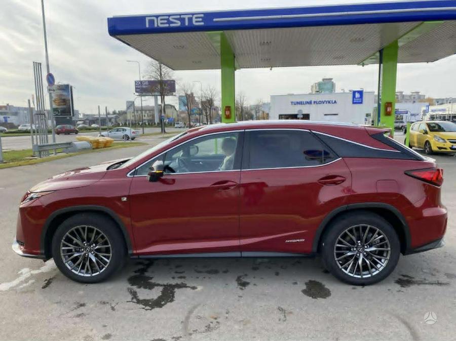 Sarkans Lexus RX 450h 2018 Kauņa, ar dzinēja tilpumu 3.46 L un nobraukumu 256 tūkst. km par 29500 €, foto 8 vietnē AUTOMOTO.COM.LV