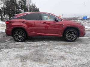 Red Lexus RX 450h 2019 in Vilnius, with an engine capacity of 3.46 L and mileage of 148 thousand km for 33850 €, photo 4 on AUTOMOTO.COM.LV
