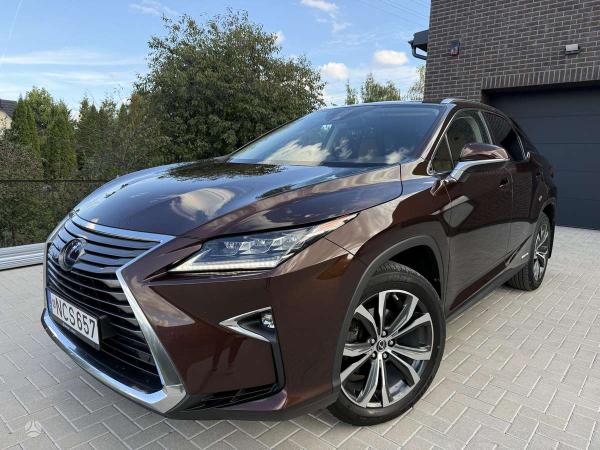 Красный Лексус RX 450h 2019 в Вильнюс, объемом двигателя 3.46 л и пробегом 58 тыс. км за 29950 €, фото 1 на AUTOMOTO.COM.LV