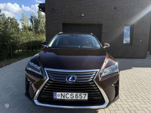 Red Lexus RX 450h 2019 in Vilnius, with an engine capacity of 3.46 L and mileage of 58 thousand km for 29950 €, photo 4 on AUTOMOTO.COM.LV
