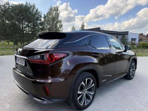 Red Lexus RX 450h 2019 in Vilnius, with an engine capacity of 3.46 L and mileage of 58 thousand km for 29950 €, photo 7 on AUTOMOTO.COM.LV
