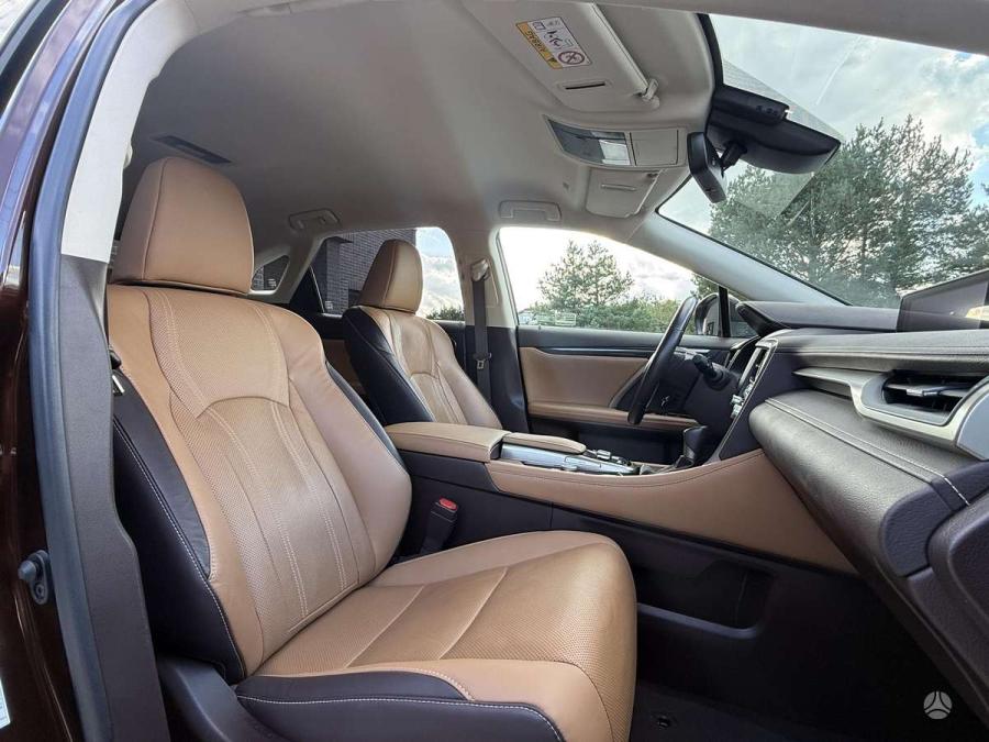 Red Lexus RX 450h 2019 in Vilnius, with an engine capacity of 3.46 L and mileage of 58 thousand km for 29950 €, photo 20 on AUTOMOTO.COM.LV