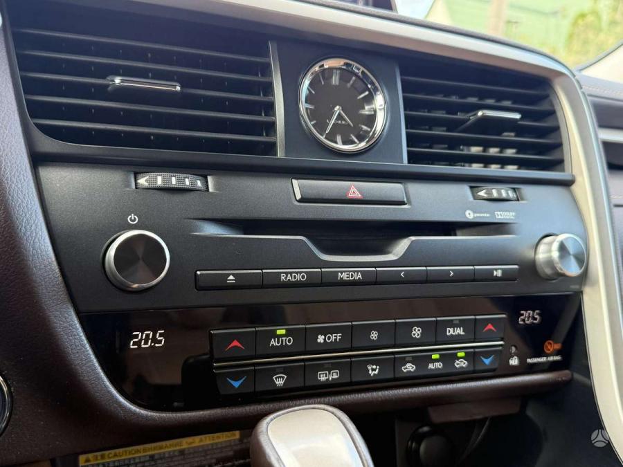 Red Lexus RX 450h 2019 in Vilnius, with an engine capacity of 3.46 L and mileage of 58 thousand km for 29950 €, photo 29 on AUTOMOTO.COM.LV