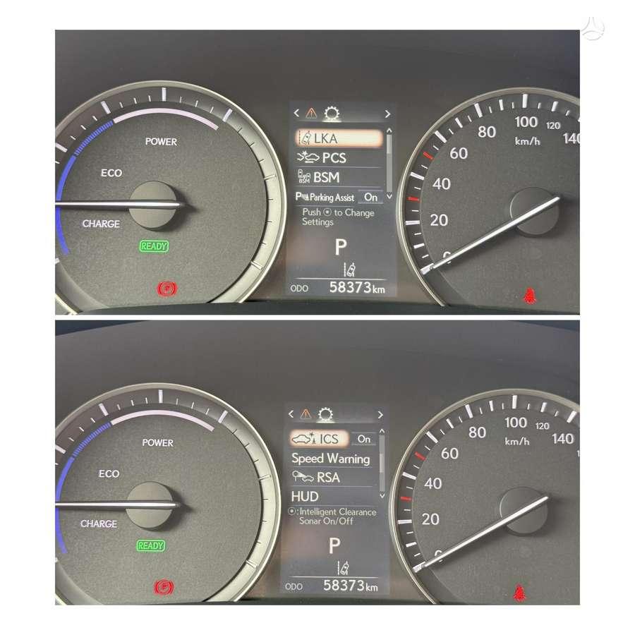 Red Lexus RX 450h 2019 in Vilnius, with an engine capacity of 3.46 L and mileage of 58 thousand km for 29950 €, photo 31 on AUTOMOTO.COM.LV