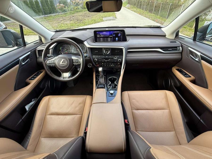 Red Lexus RX 450h 2019 in Vilnius, with an engine capacity of 3.46 L and mileage of 58 thousand km for 29950 €, photo 36 on AUTOMOTO.COM.LV