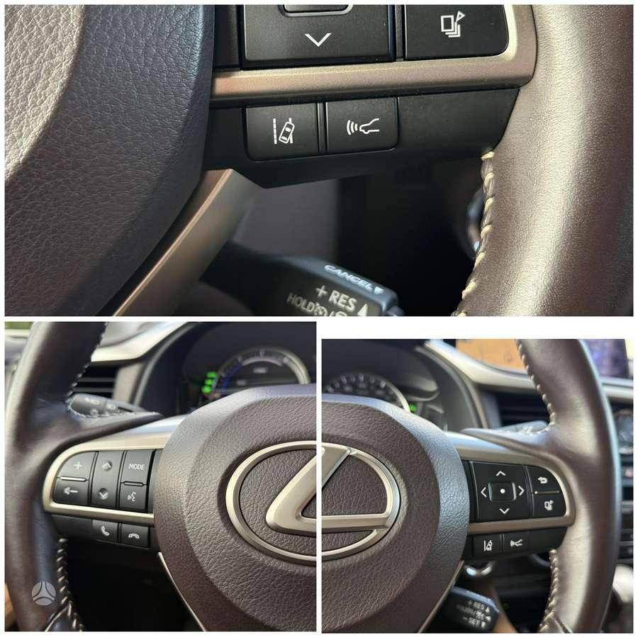 Red Lexus RX 450h 2019 in Vilnius, with an engine capacity of 3.46 L and mileage of 58 thousand km for 29950 €, photo 38 on AUTOMOTO.COM.LV