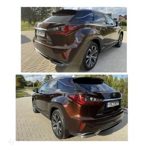 Red Lexus RX 450h 2019 in Vilnius, with an engine capacity of 3.46 L and mileage of 58 thousand km for 29950 €, photo 42 on AUTOMOTO.COM.LV