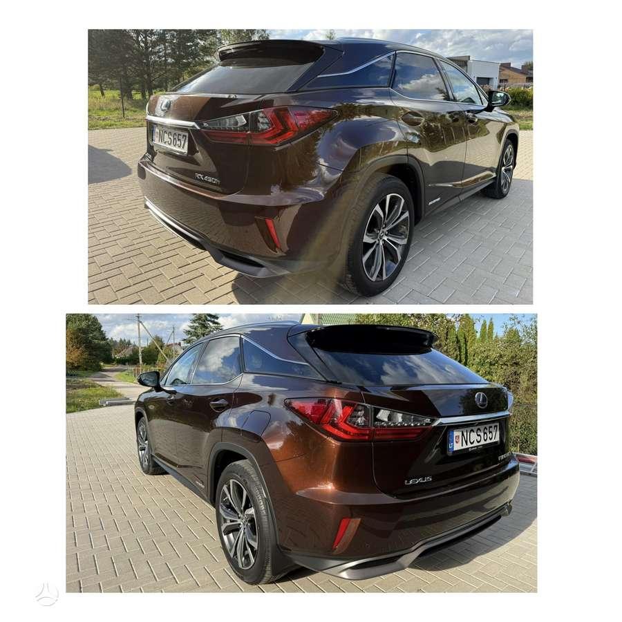 Red Lexus RX 450h 2019 in Vilnius, with an engine capacity of 3.46 L and mileage of 58 thousand km for 29950 €, photo 42 on AUTOMOTO.COM.LV
