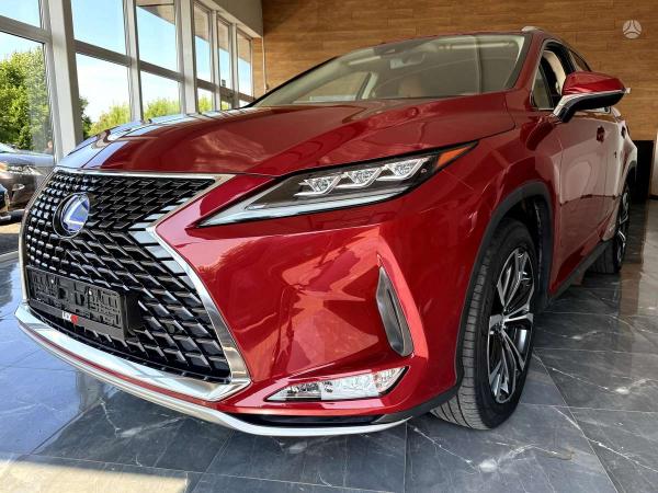 Sarkans Lexus RX 450h 2021 Panevēža, ar dzinēja tilpumu 3.50 L un nobraukumu 44 tūkst. km par 39900 €, foto 1 vietnē AUTOMOTO.COM.LV
