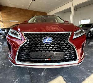 Red Lexus RX 450h 2021 in Panevezys, with an engine capacity of 3.50 L and mileage of 44 thousand km for 39900 €, photo 6 on AUTOMOTO.COM.LV