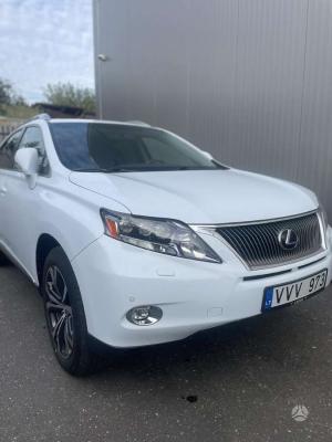 Balts Lexus RX 450h 2009 Viļņa, ar dzinēja tilpumu 3.46 L un nobraukumu 359 tūkst. km par 10900 €, foto  vietnē AUTOMOTO.COM.LV