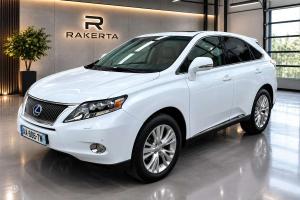 Balts Lexus RX 450h 2009 Viļņa, ar dzinēja tilpumu 3.50 L un nobraukumu 249 tūkst. km par 11900 €, foto  vietnē AUTOMOTO.COM.LV