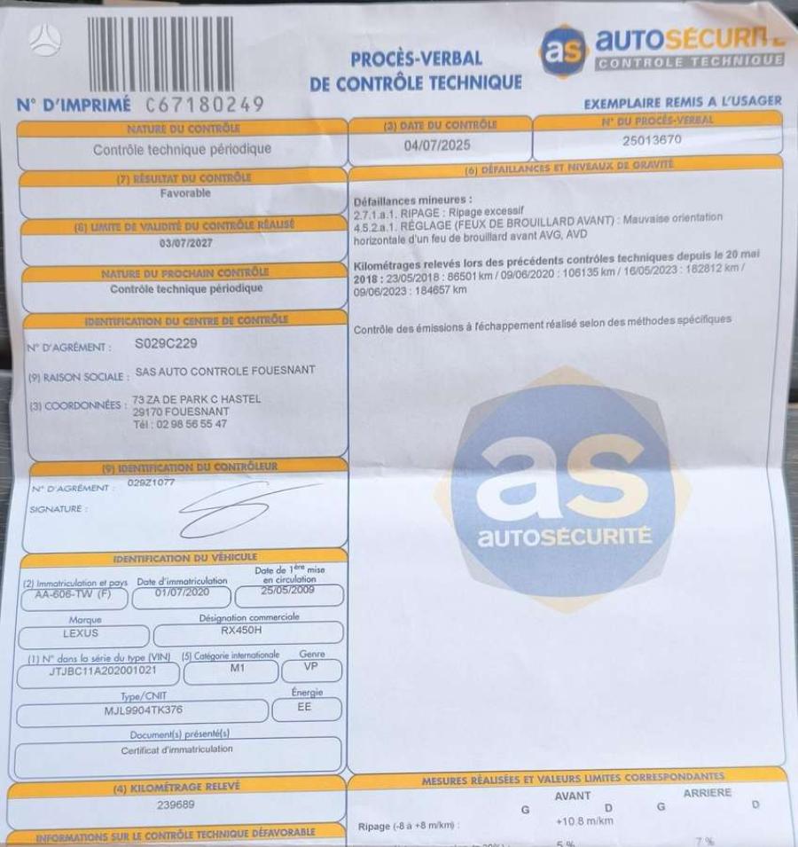 Balts Lexus RX 450h 2009 Viļņa, ar dzinēja tilpumu 3.50 L un nobraukumu 249 tūkst. km par 11900 €, foto 33 vietnē AUTOMOTO.COM.LV
