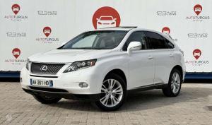 White Lexus RX 450h 2009 in Taurage, with an engine capacity of 3.50 L and mileage of 313 thousand km for 10400 €, photo  on AUTOMOTO.COM.LV
