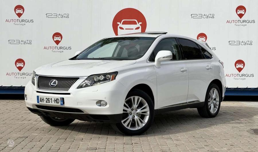 Balts Lexus RX 450h 2009 Tauragė, ar dzinēja tilpumu 3.50 L un nobraukumu 313 tūkst. km par 10400 €, foto 1 vietnē AUTOMOTO.COM.LV