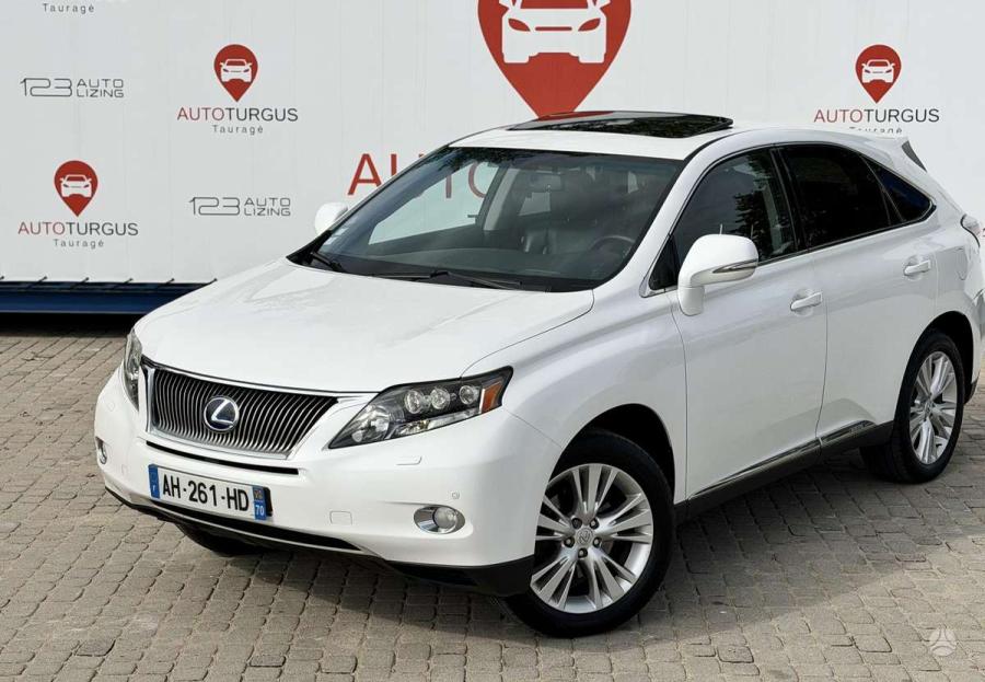 Balts Lexus RX 450h 2009 Tauragė, ar dzinēja tilpumu 3.50 L un nobraukumu 313 tūkst. km par 10400 €, foto 3 vietnē AUTOMOTO.COM.LV