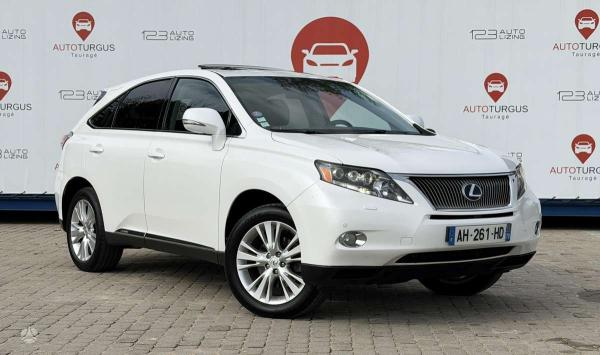 Balts Lexus RX 450h 2009 Tauragė, ar dzinēja tilpumu 3.50 L un nobraukumu 313 tūkst. km par 10400 €, foto 4 vietnē AUTOMOTO.COM.LV