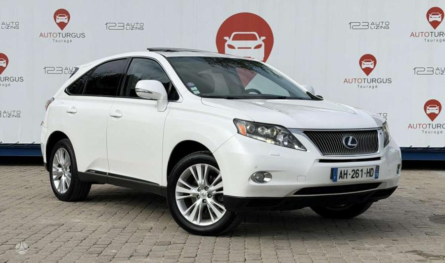 Balts Lexus RX 450h 2009 Tauragė, ar dzinēja tilpumu 3.50 L un nobraukumu 313 tūkst. km par 10400 €, foto 4 vietnē AUTOMOTO.COM.LV