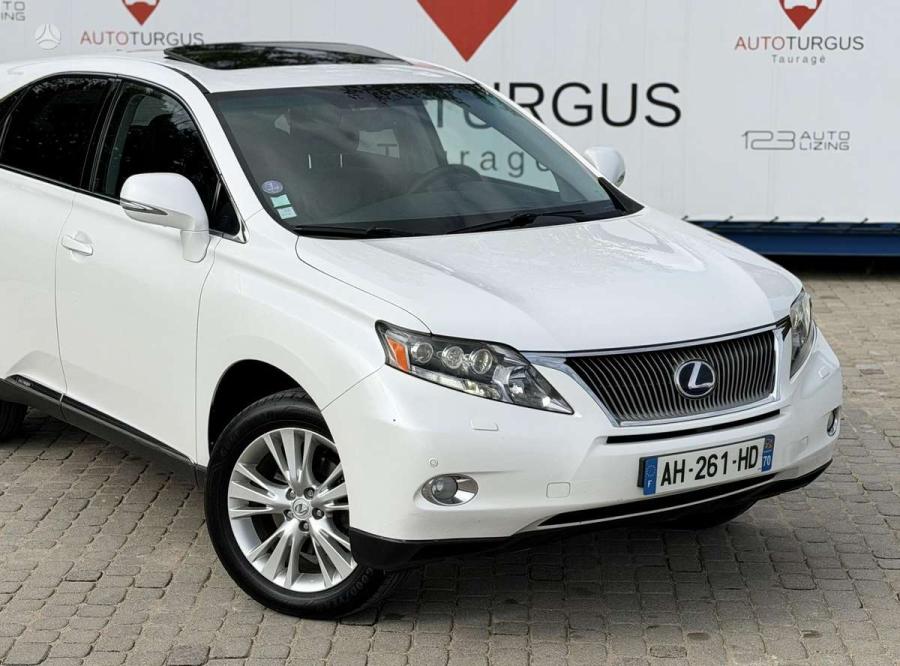 Balts Lexus RX 450h 2009 Tauragė, ar dzinēja tilpumu 3.50 L un nobraukumu 313 tūkst. km par 10400 €, foto 5 vietnē AUTOMOTO.COM.LV