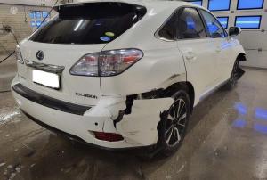 White Lexus RX 450h 2010 in Klaipeda, with an engine capacity of 3.50 L and mileage of 300 thousand km for 8350 €, photo 3 on AUTOMOTO.COM.LV