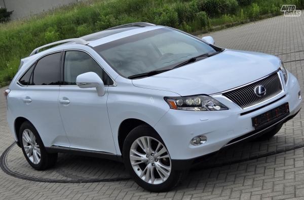 Balts Lexus RX 450h 2010 Viļņa, ar dzinēja tilpumu 3.50 L un nobraukumu 232 tūkst. km par 14500 €, foto 4 vietnē AUTOMOTO.COM.LV