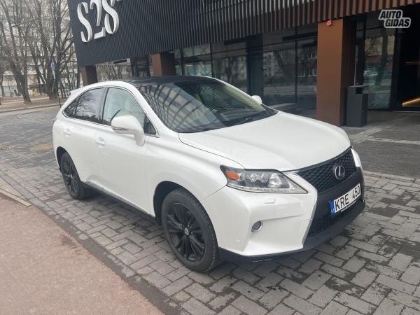 White Lexus RX 450h 2011 in Vilnius, with an engine capacity of 3.50 L and mileage of 244 thousand km for 13900 €, photo 1 on AUTOMOTO.COM.LV