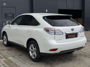 White Lexus RX 450h 2011 in Vilnius, with an engine capacity of 3.46 L and mileage of 100 thousand km for 16999 €, photo 4 on AUTOMOTO.COM.LV