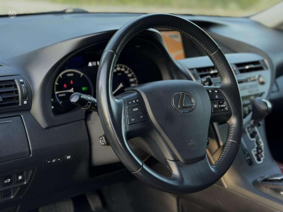 Balts Lexus RX 450h 2011 Šauļi, ar dzinēja tilpumu 3.50 L un nobraukumu 289 tūkst. km par 13650 €, foto 29 vietnē AUTOMOTO.COM.LV