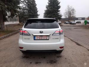 White Lexus RX 450h 2012 in Alytus, with an engine capacity of 3.46 L and mileage of 365 thousand km for 10700 €, photo 7 on AUTOMOTO.COM.LV