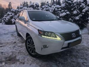 White Lexus RX 450h 2012 in Utena, with an engine capacity of 3.46 L and mileage of 237 thousand km for 12900 €, photo 2 on AUTOMOTO.COM.LV