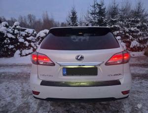 White Lexus RX 450h 2012 in Utena, with an engine capacity of 3.46 L and mileage of 237 thousand km for 12900 €, photo 6 on AUTOMOTO.COM.LV