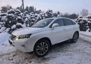 White Lexus RX 450h 2012 in Utena, with an engine capacity of 3.46 L and mileage of 237 thousand km for 12900 €, photo 30 on AUTOMOTO.COM.LV