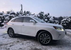 White Lexus RX 450h 2012 in Utena, with an engine capacity of 3.46 L and mileage of 237 thousand km for 12900 €, photo 31 on AUTOMOTO.COM.LV