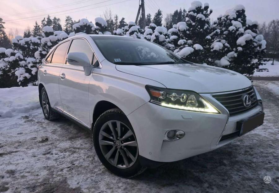 White Lexus RX 450h 2012 in Utena, with an engine capacity of 3.46 L and mileage of 237 thousand km for 12900 €, photo 35 on AUTOMOTO.COM.LV