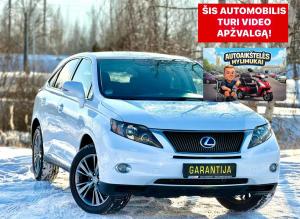 White Lexus RX 450h 2012 in Siauliai, with an engine capacity of 3.46 L and mileage of 269 thousand km for 13750 €, photo 2 on AUTOMOTO.COM.LV