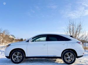 White Lexus RX 450h 2012 in Siauliai, with an engine capacity of 3.46 L and mileage of 269 thousand km for 13750 €, photo 13 on AUTOMOTO.COM.LV