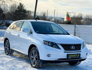 White Lexus RX 450h 2012 in Siauliai, with an engine capacity of 3.46 L and mileage of 269 thousand km for 13750 €, photo 17 on AUTOMOTO.COM.LV