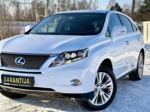 White Lexus RX 450h 2012 in Siauliai, with an engine capacity of 3.46 L and mileage of 289 thousand km for 14199 €, photo 16 on AUTOMOTO.COM.LV
