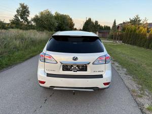 White Lexus RX 450h 2012 in Kaunas, with an engine capacity of 3.46 L and mileage of 267 thousand km for 11350 €, photo 6 on AUTOMOTO.COM.LV
