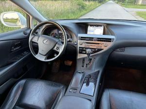 White Lexus RX 450h 2012 in Kaunas, with an engine capacity of 3.46 L and mileage of 267 thousand km for 11350 €, photo 13 on AUTOMOTO.COM.LV