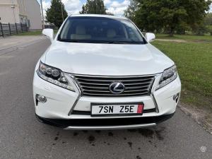 White Lexus RX 450h 2012 in Vilnius, with an engine capacity of 3.46 L and mileage of 263 thousand km for 14300 €, photo 4 on AUTOMOTO.COM.LV