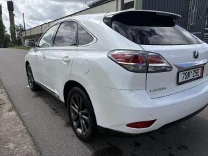 White Lexus RX 450h 2012 in Vilnius, with an engine capacity of 3.46 L and mileage of 263 thousand km for 14300 €, photo 9 on AUTOMOTO.COM.LV