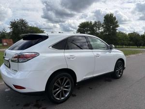 White Lexus RX 450h 2012 in Vilnius, with an engine capacity of 3.46 L and mileage of 263 thousand km for 14300 €, photo 13 on AUTOMOTO.COM.LV
