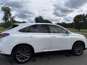 White Lexus RX 450h 2012 in Vilnius, with an engine capacity of 3.46 L and mileage of 263 thousand km for 14300 €, photo 14 on AUTOMOTO.COM.LV