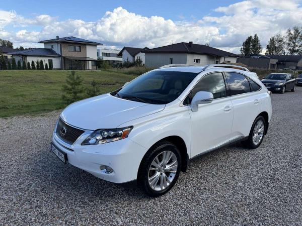 Balts Lexus RX 450h 2012 Viļņa, ar dzinēja tilpumu 3.46 L un nobraukumu 312 tūkst. km par 10200 €, foto 1 vietnē AUTOMOTO.COM.LV