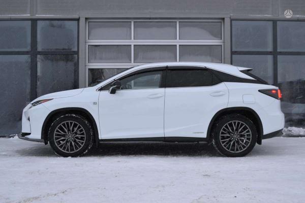 White Lexus RX 450h 2016 in Vilnius, with an engine capacity of 3.46 L and mileage of 177 thousand km for 30000 €, photo 7 on AUTOMOTO.COM.LV