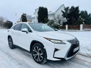 White Lexus RX 450h 2016 in Vilnius, with an engine capacity of 3.46 L and mileage of 184 thousand km for 24800 €, photo 4 on AUTOMOTO.COM.LV
