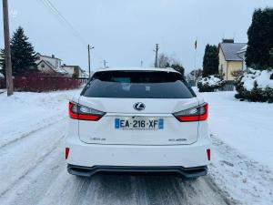 White Lexus RX 450h 2016 in Vilnius, with an engine capacity of 3.46 L and mileage of 184 thousand km for 24800 €, photo 8 on AUTOMOTO.COM.LV
